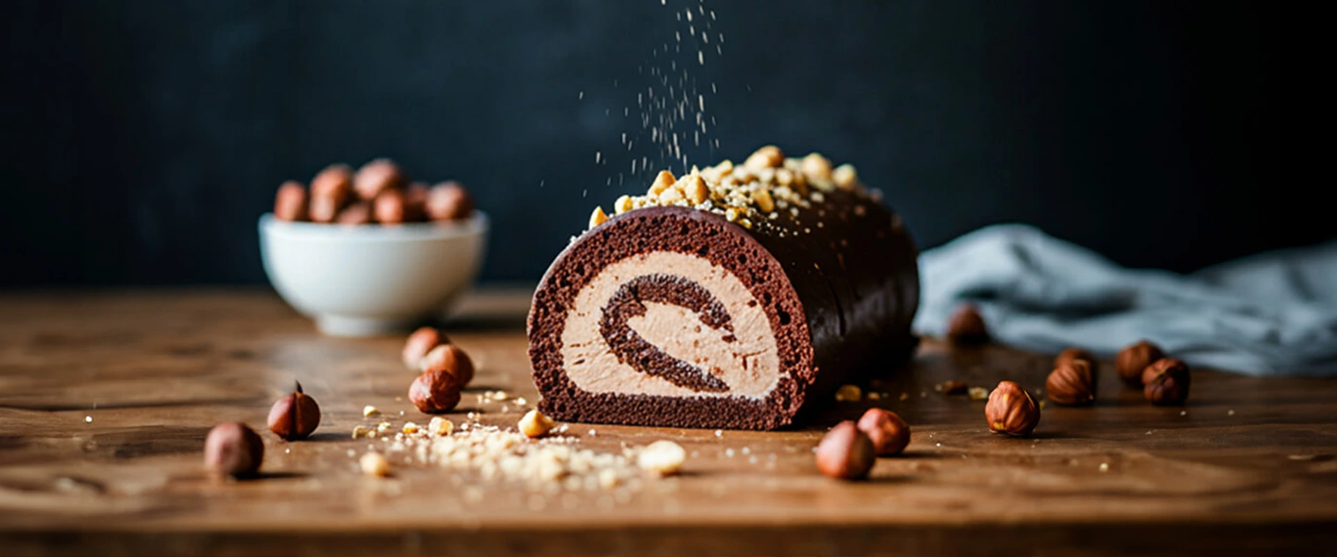 Hazelnut Chocolate Yule Log – BC Hazelnuts